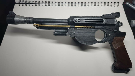 The Mandalorian Blaster Pistol Replica 3d Printed Hand | Etsy