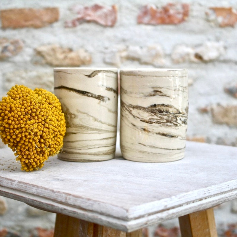 Ceramic Pencil Cup - Etsy