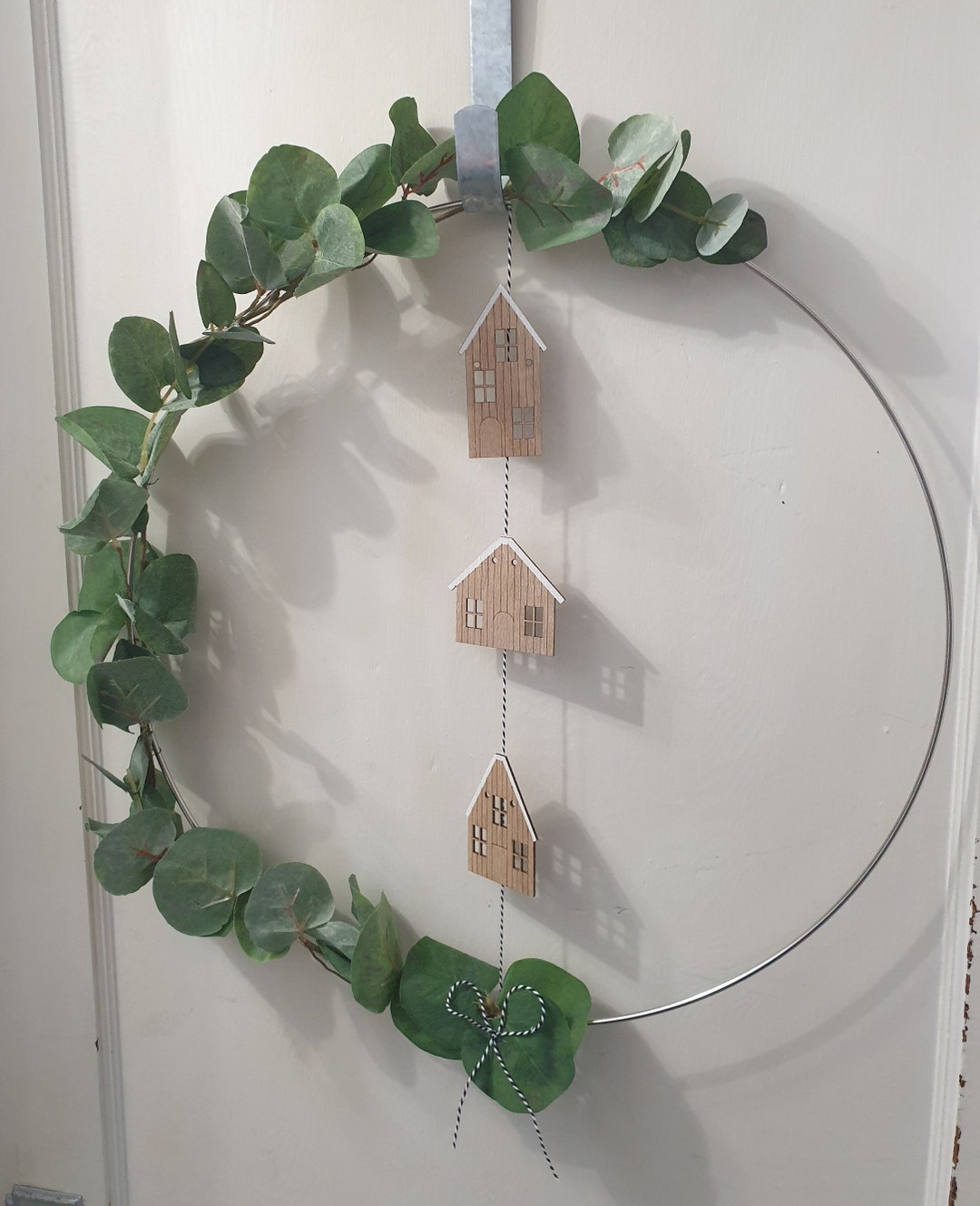 Corona de aro floral, minimalista, moderno, aros florales de la boda ...