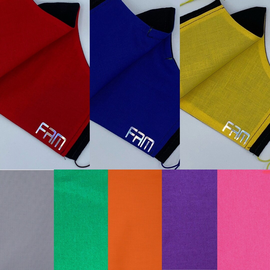 Black Mask & Select Your Secondary Color With Integrated Non-woven ...