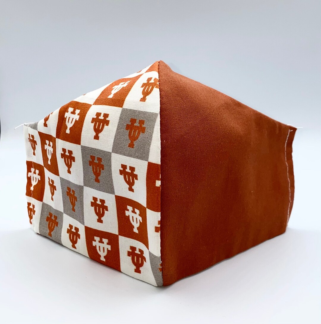 University of Texas Longhorn Mask With Integrated Non-woven Filter - Etsy