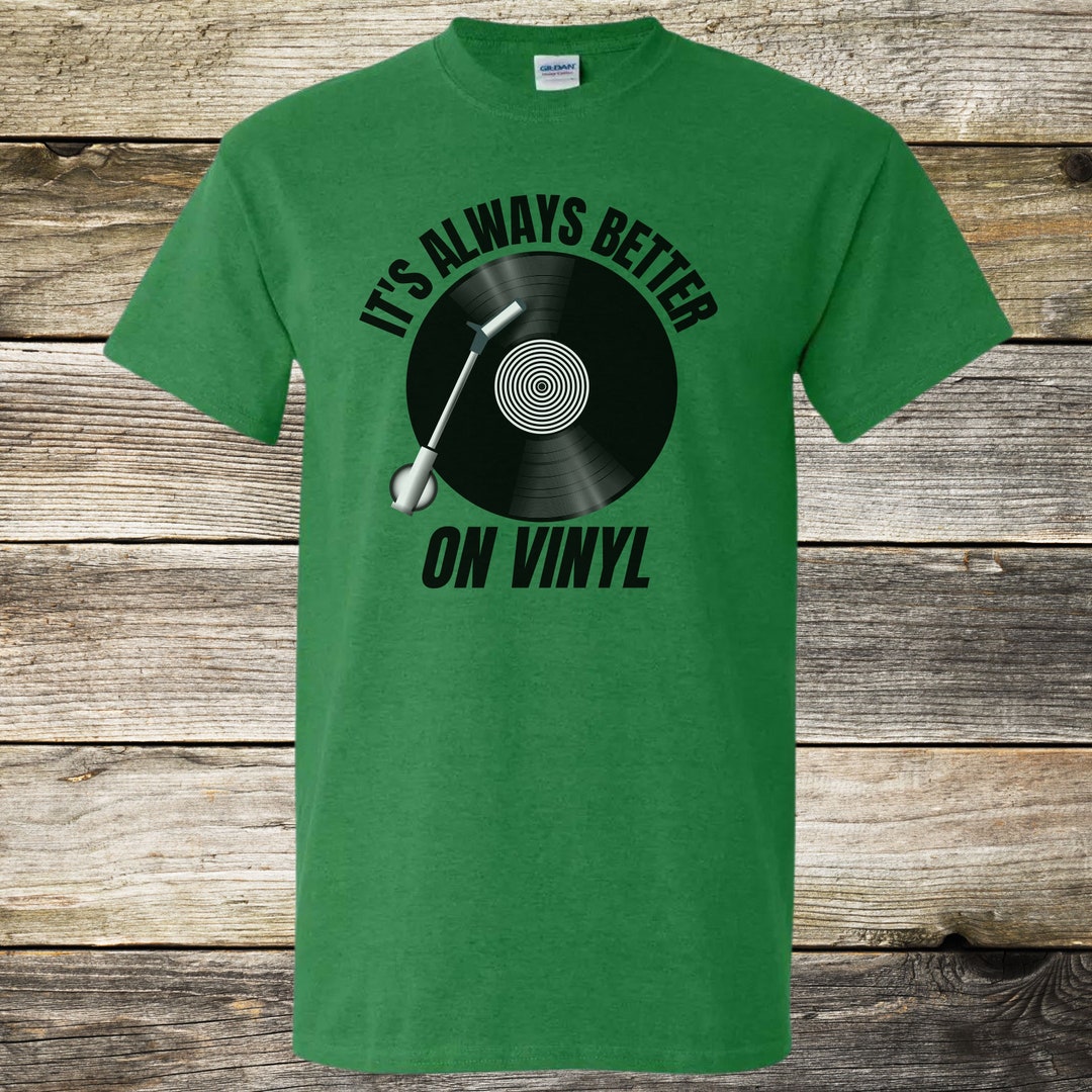 Vinyl Record Shirt, Nostalgic Record Player Tee, Music Teacher Gift, DJ ...