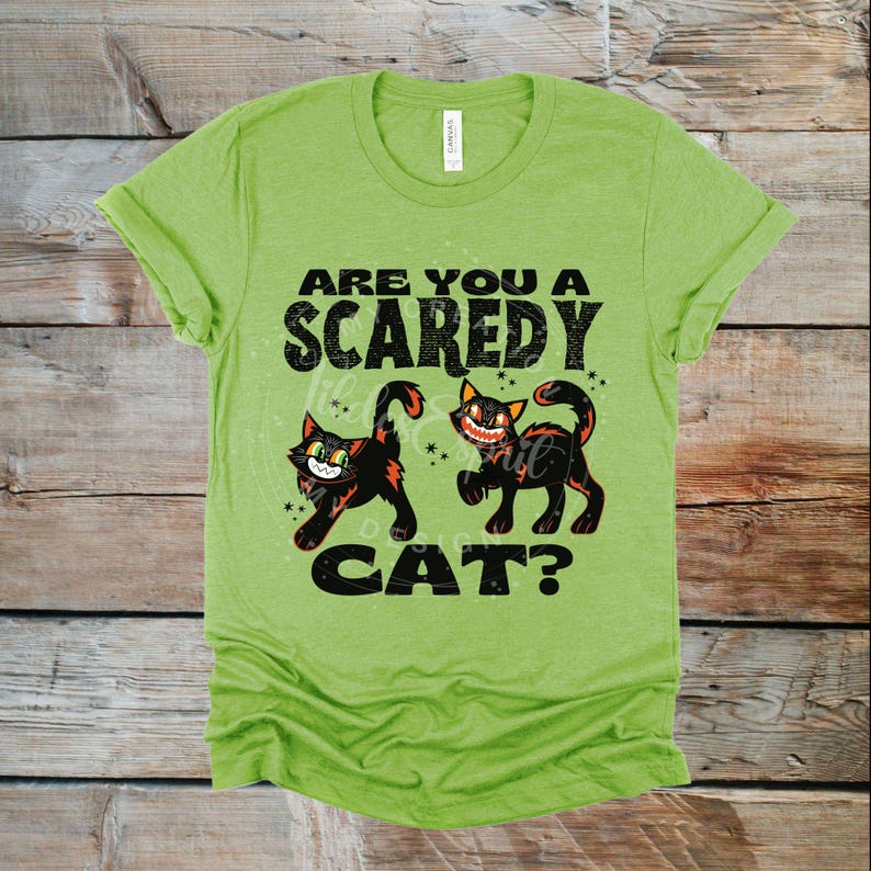 Retro Scary Cats for the Scardey Cats Spooky Season Cat Lovers Fall ...