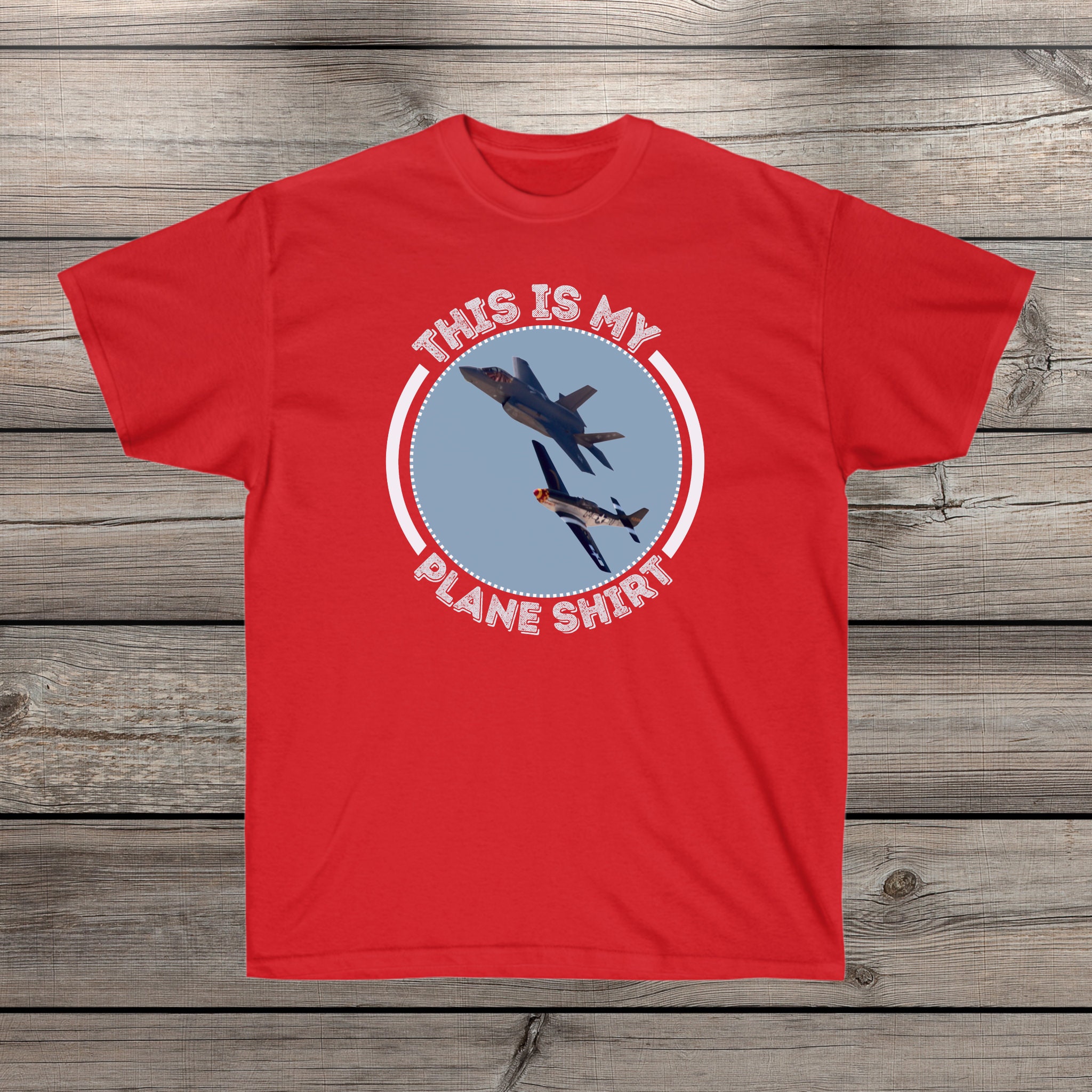 This is My Plane Shirt, Funny Airplane Pun Shirt, Plane Enthusiast ...