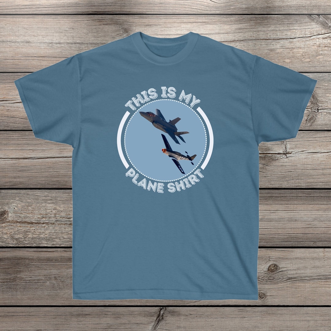 This is My Plane Shirt, Funny Airplane Pun Shirt, Plane Enthusiast ...
