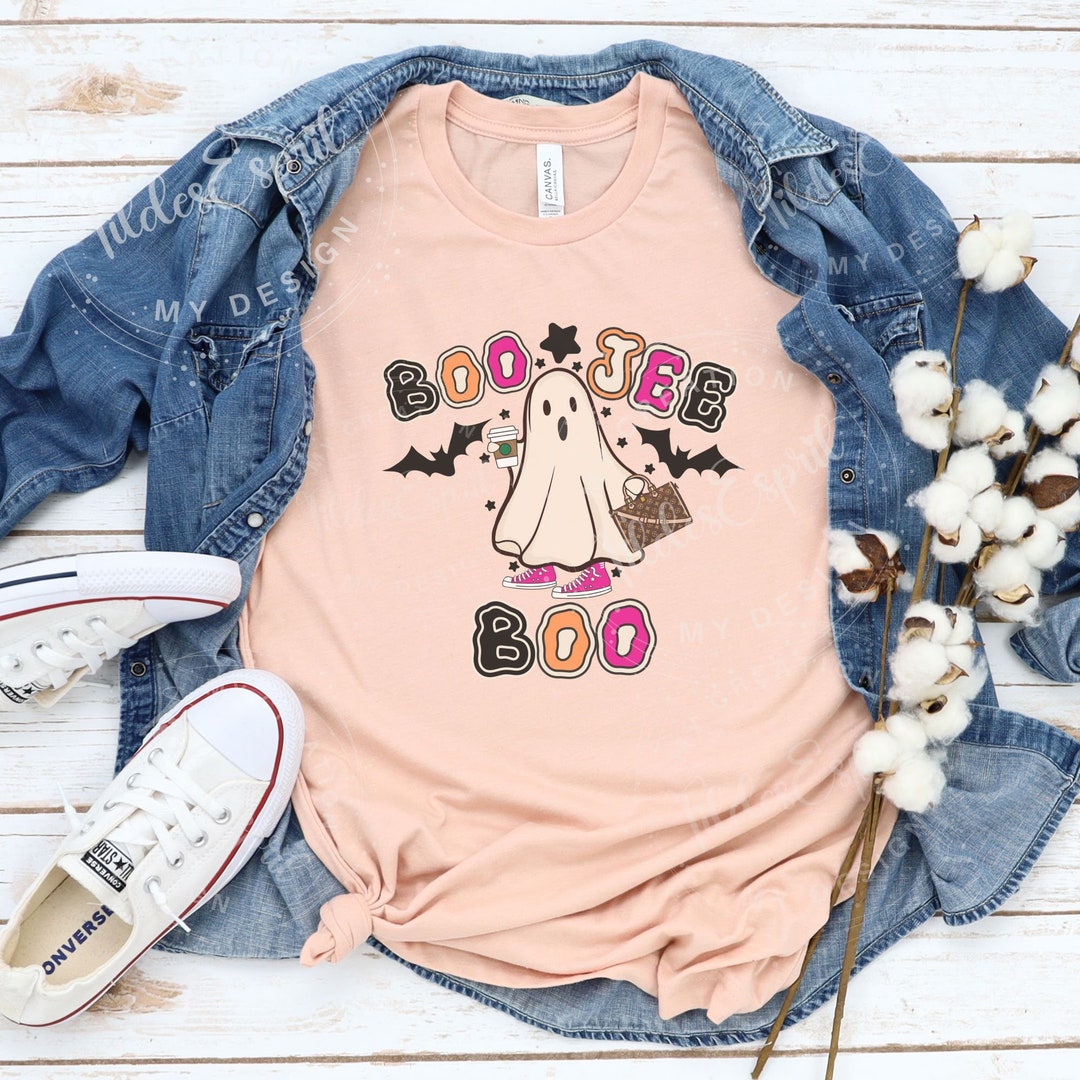 Ghostly Halloween Apparel, Spooky Retro Boo, Ghostly Apparel,halloween ...