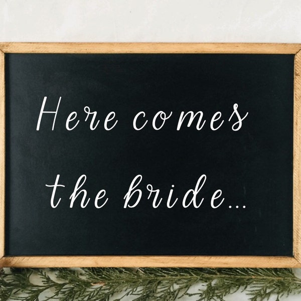 Here Comes the Bride - Etsy UK