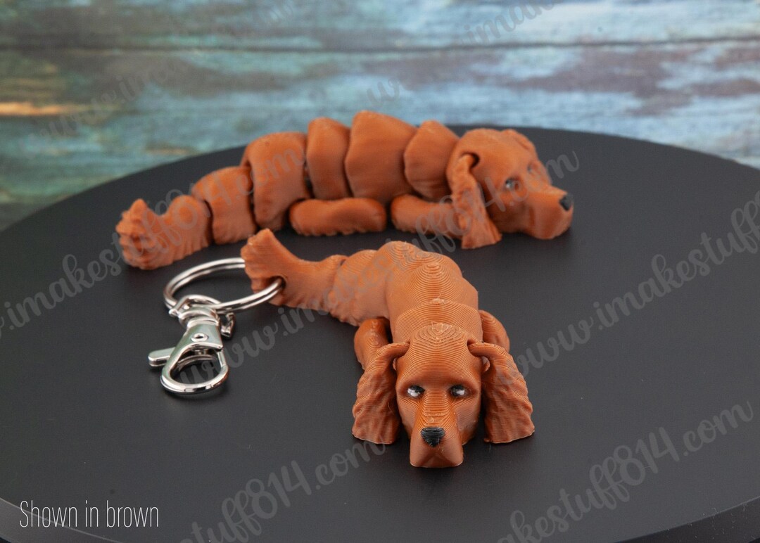 Irish Setter 3d Printed Keychain, Just Because Gift for Her, 3d Dog ...