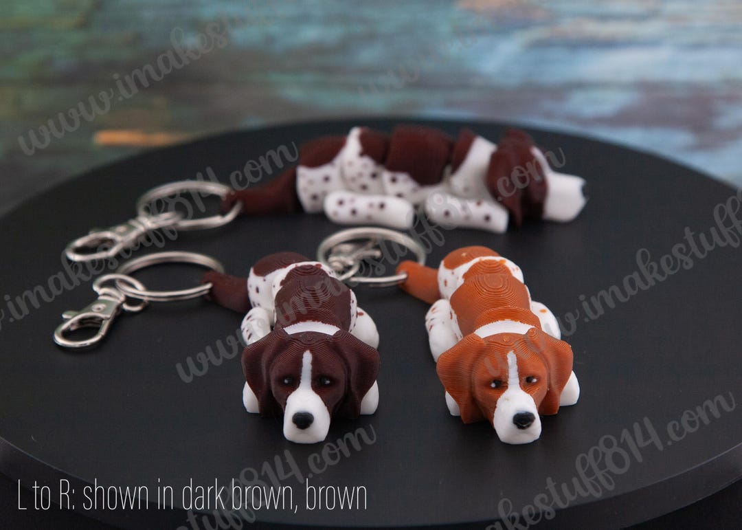 German Shorthaired Pointer 3d Printed Keychain, Just Because Gift for ...