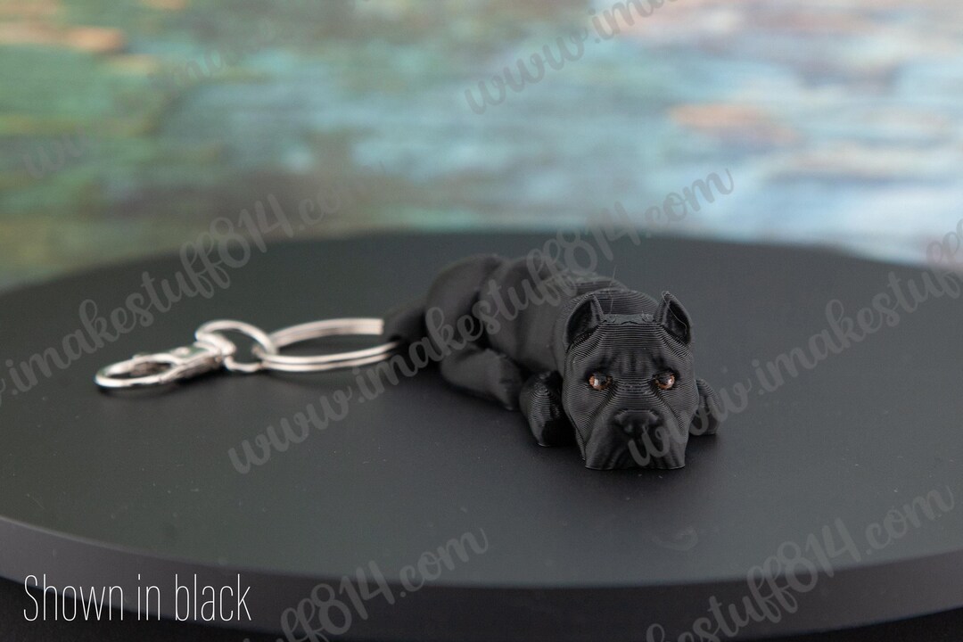 Cane Corso 3d Printed Keychain, Mother's Day Gift for Dog Mom, 3d Dog ...