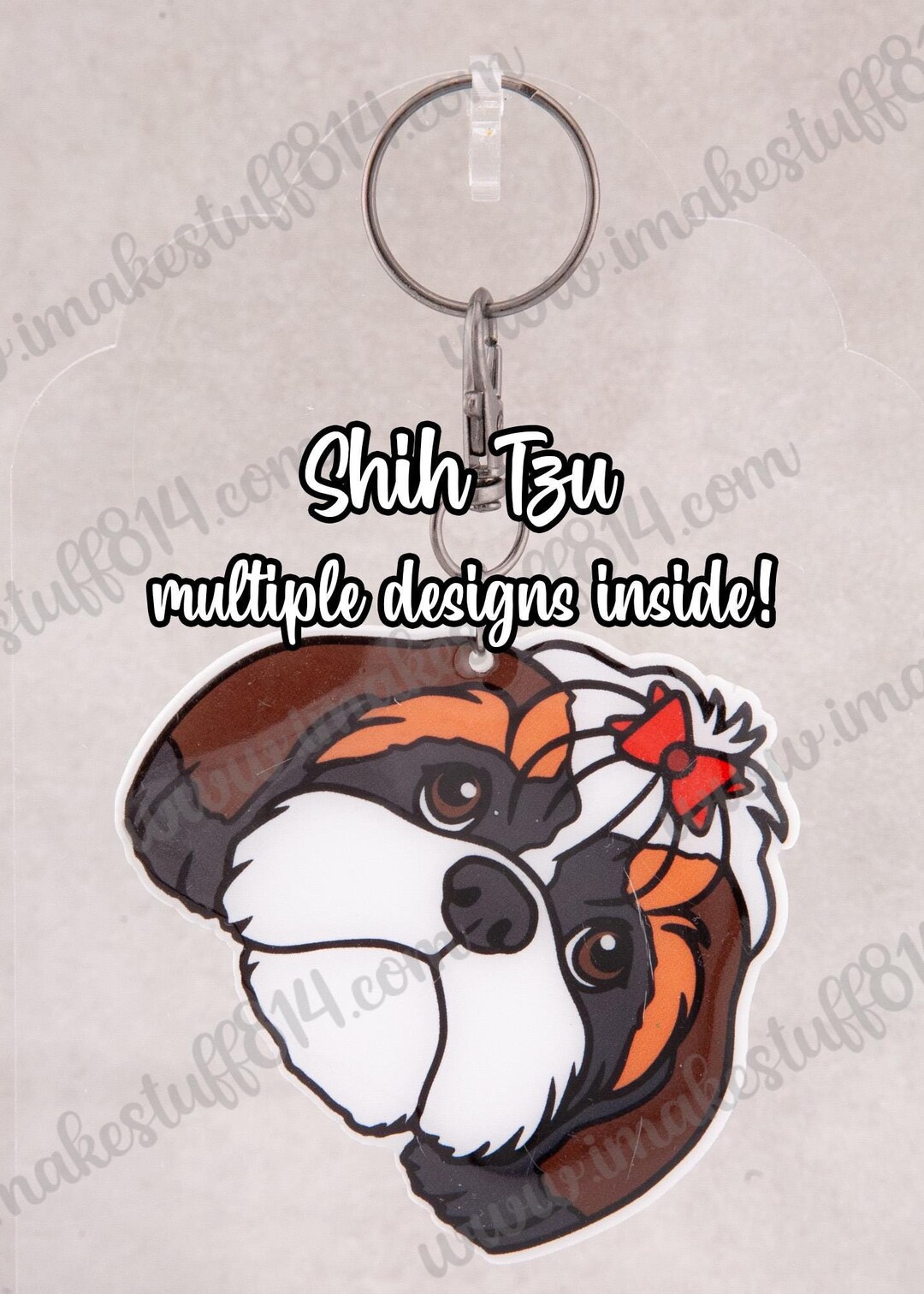 Shih Tzu Keychain for Women, Birthday Gift for Friend, Shih Tzu Gift ...