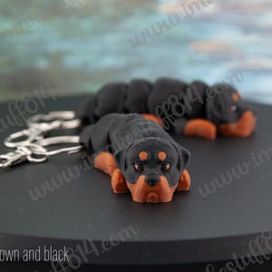 Rottweiler 3d Printed Keychain, Mother's Day Gift for Dog Mom, 3d Dog ...