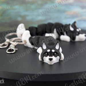 Siberian Husky 3d Printed Keychain, Just Because Gift for Dog Lover, 3d ...