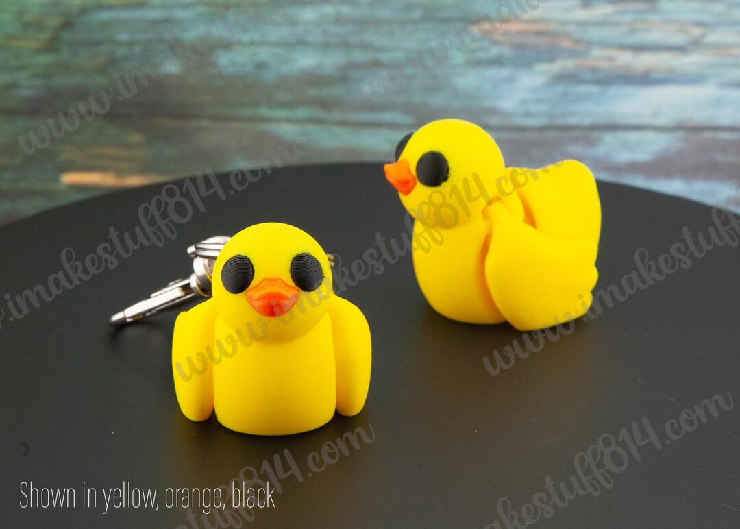 Duck 3d Printed Fidget, Just Because Gift for Her, Duck Fidget, Bag ...