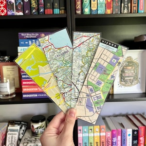 Map Bookmarks - Etsy