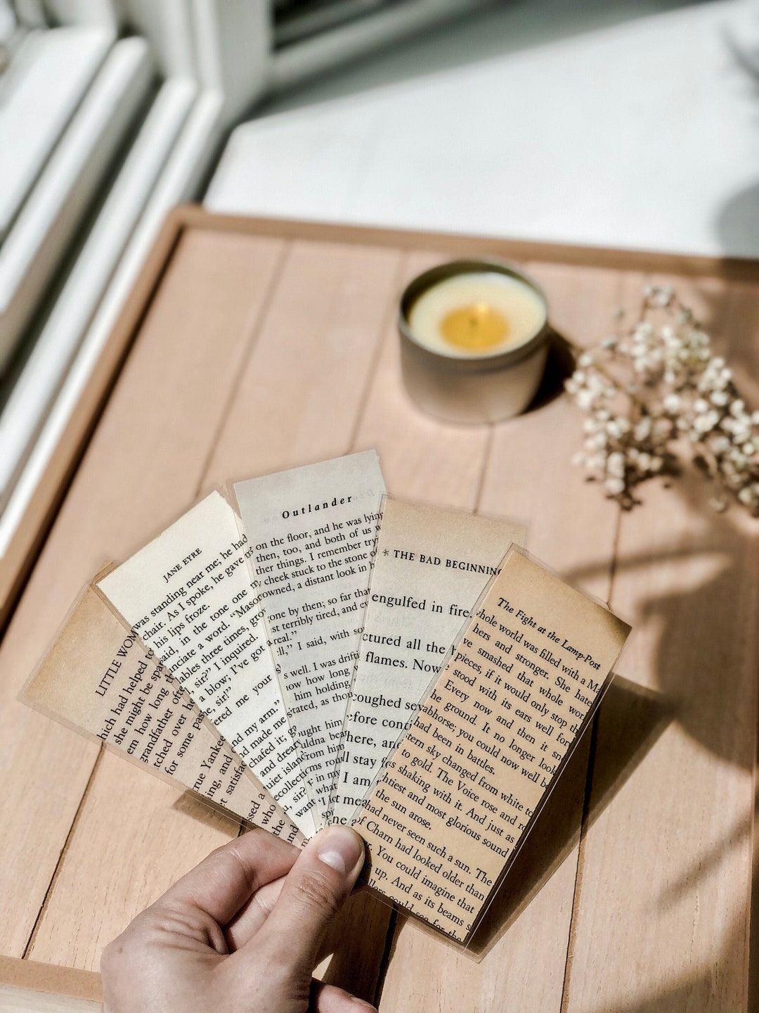 Mini Bookmarks - Etsy