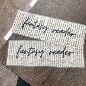 Fantasy Reader Bookmarks - Etsy