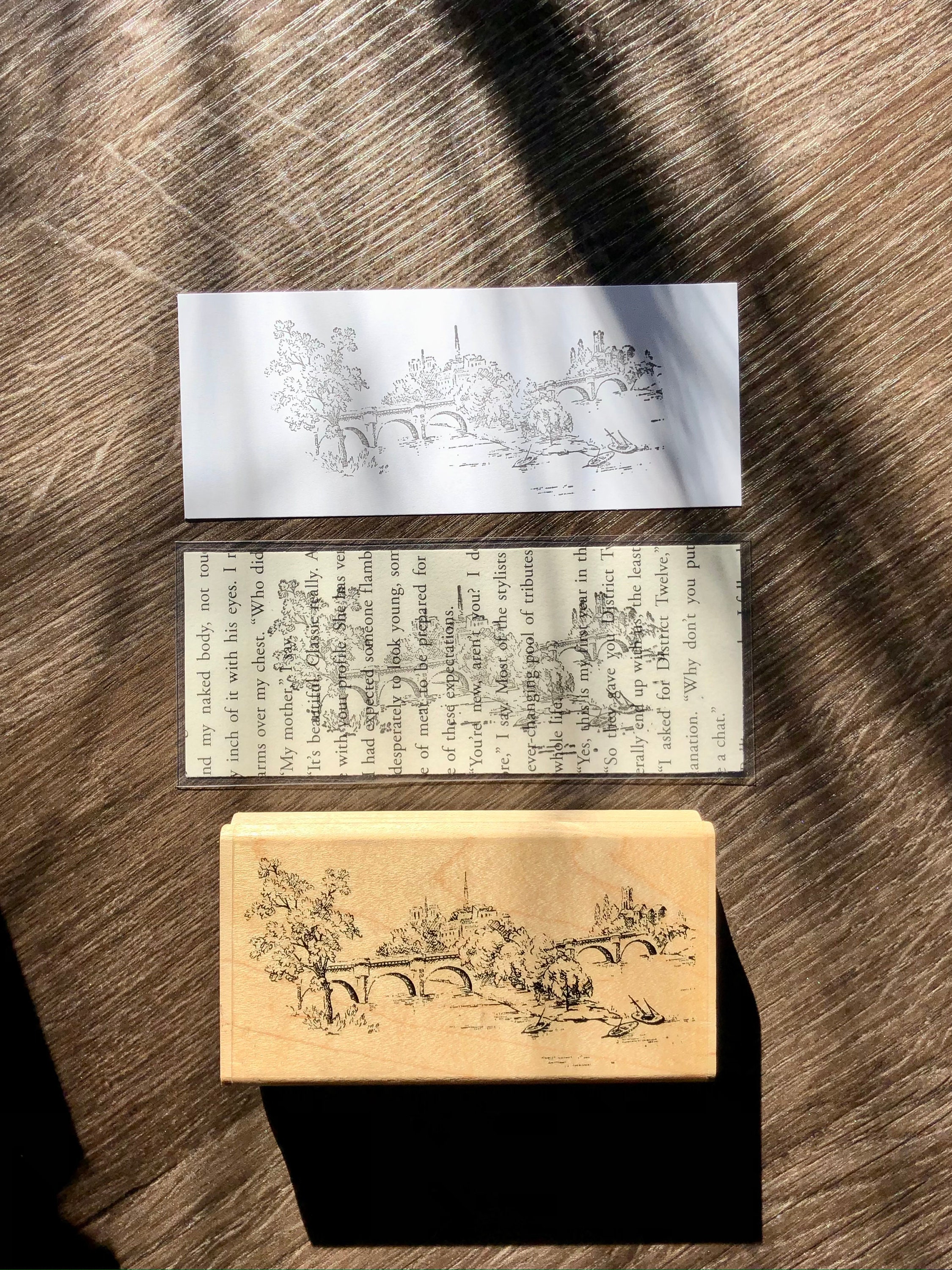 Stamped Bookmarks - Etsy