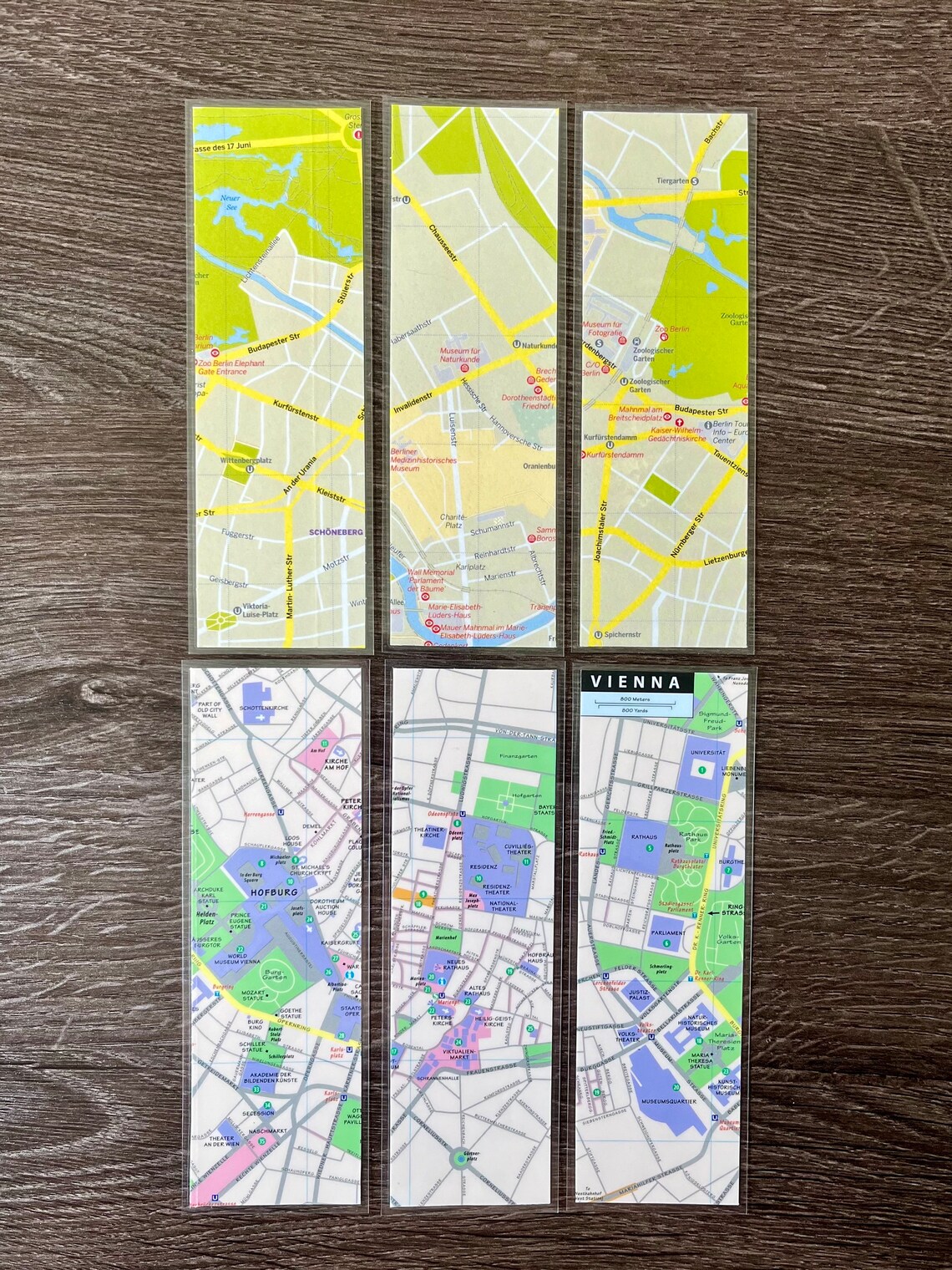 Map Bookmarks - Etsy