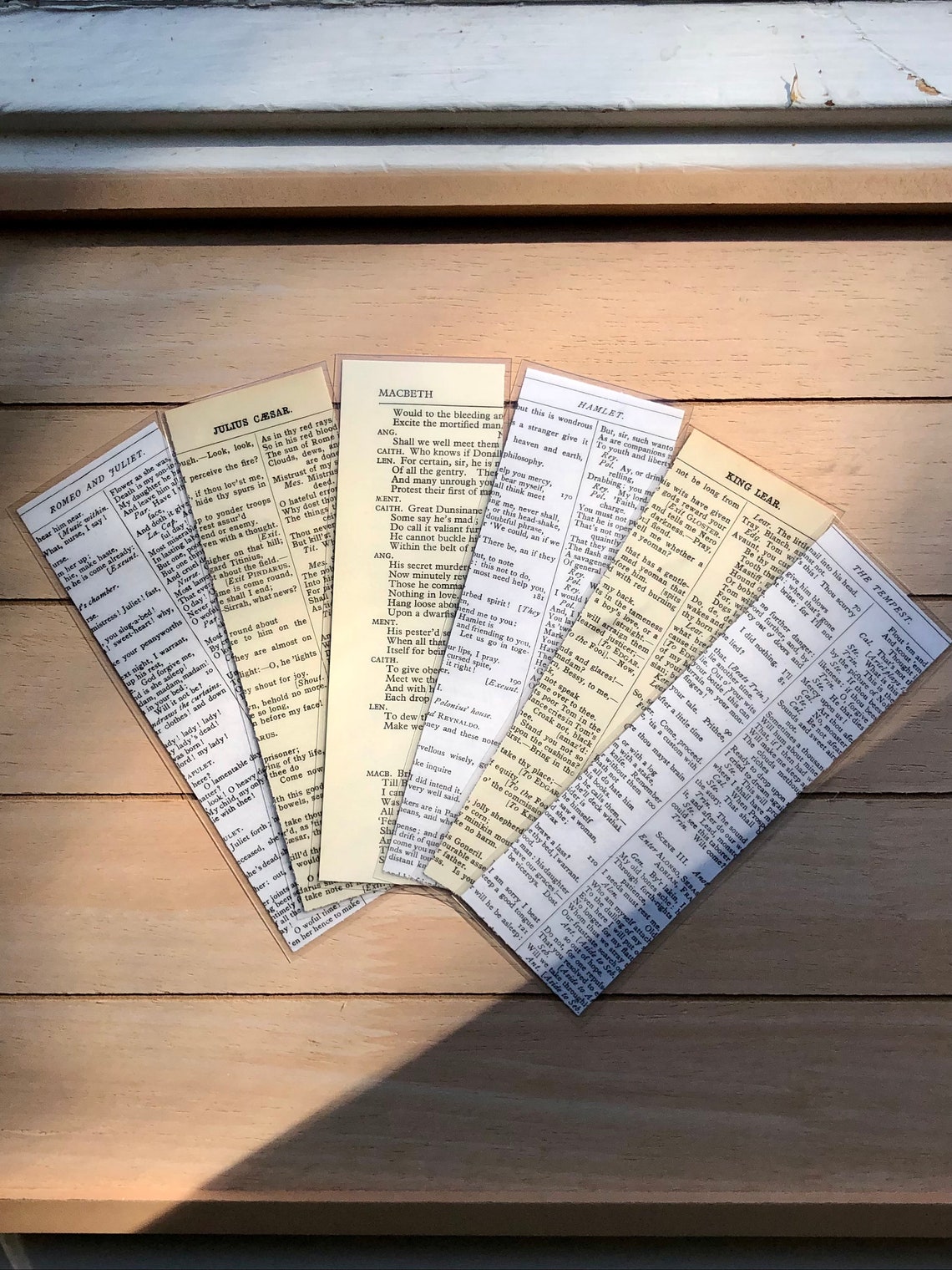 Shakespeare Bookmarks - Etsy