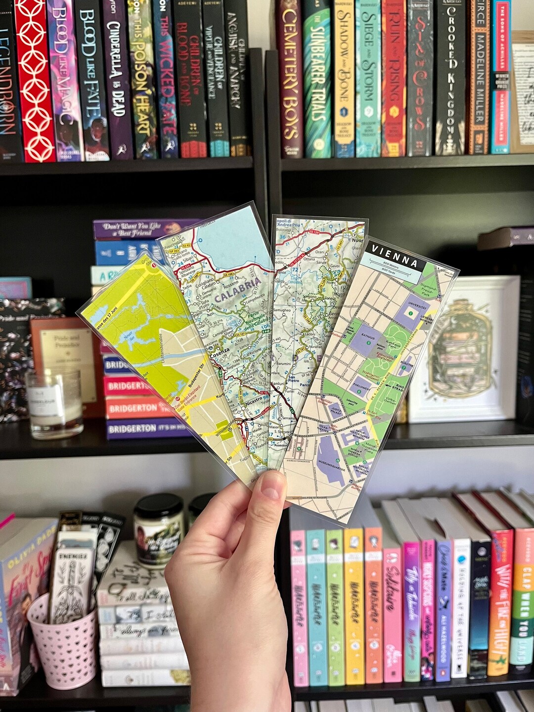 Map Bookmarks - Etsy