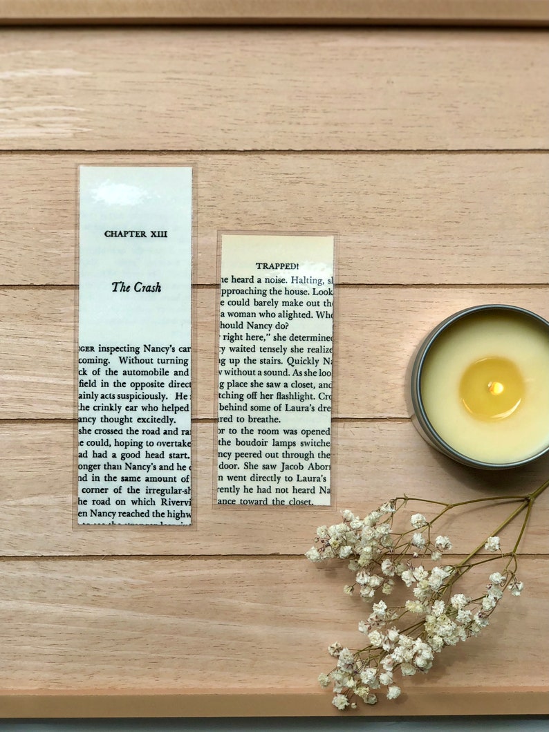Mini Bookmarks - Etsy