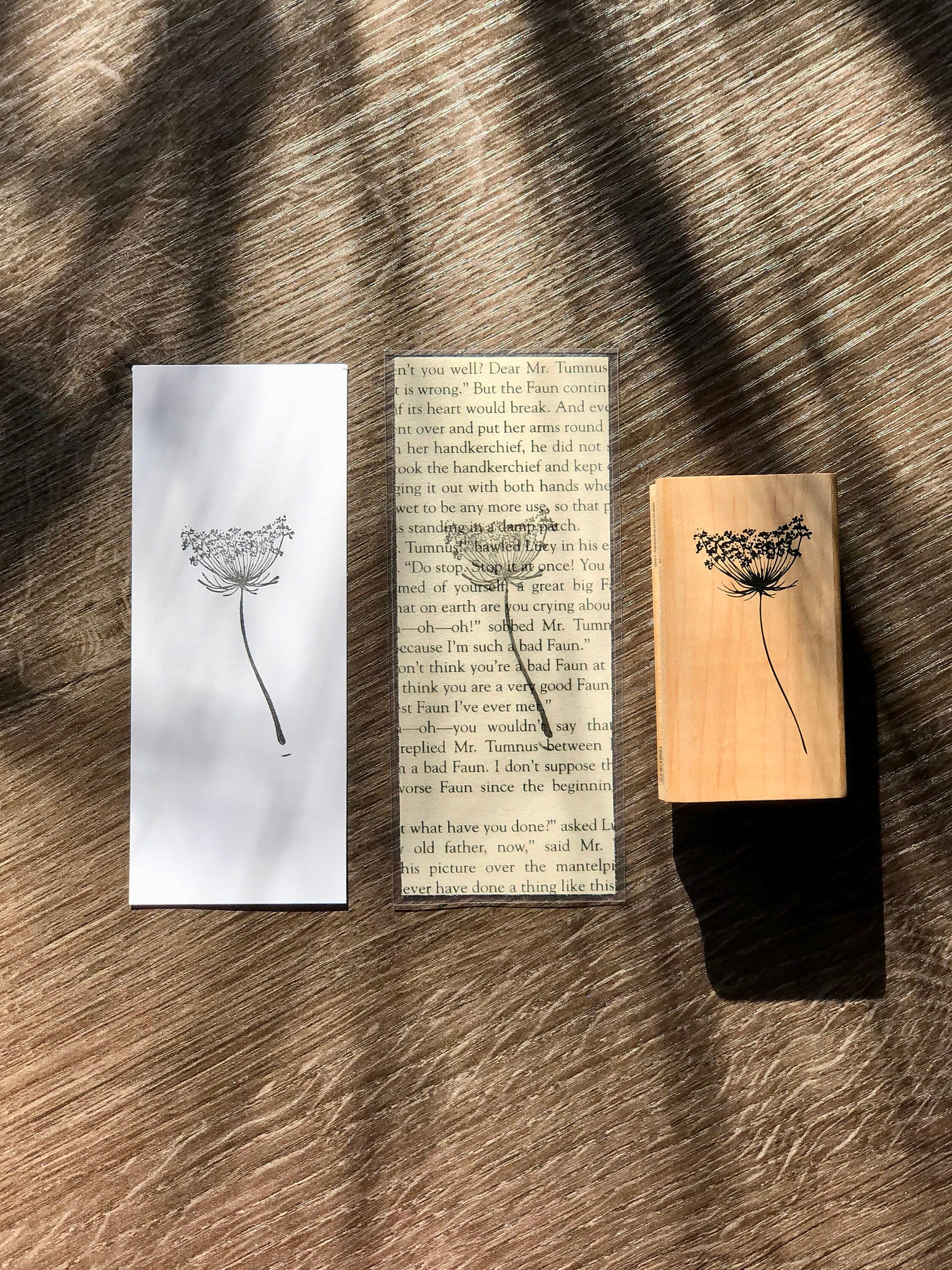 Stamped Bookmarks - Etsy