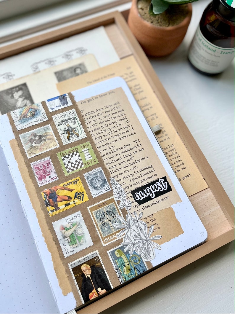 Thrifted Book Page Bundles - Etsy