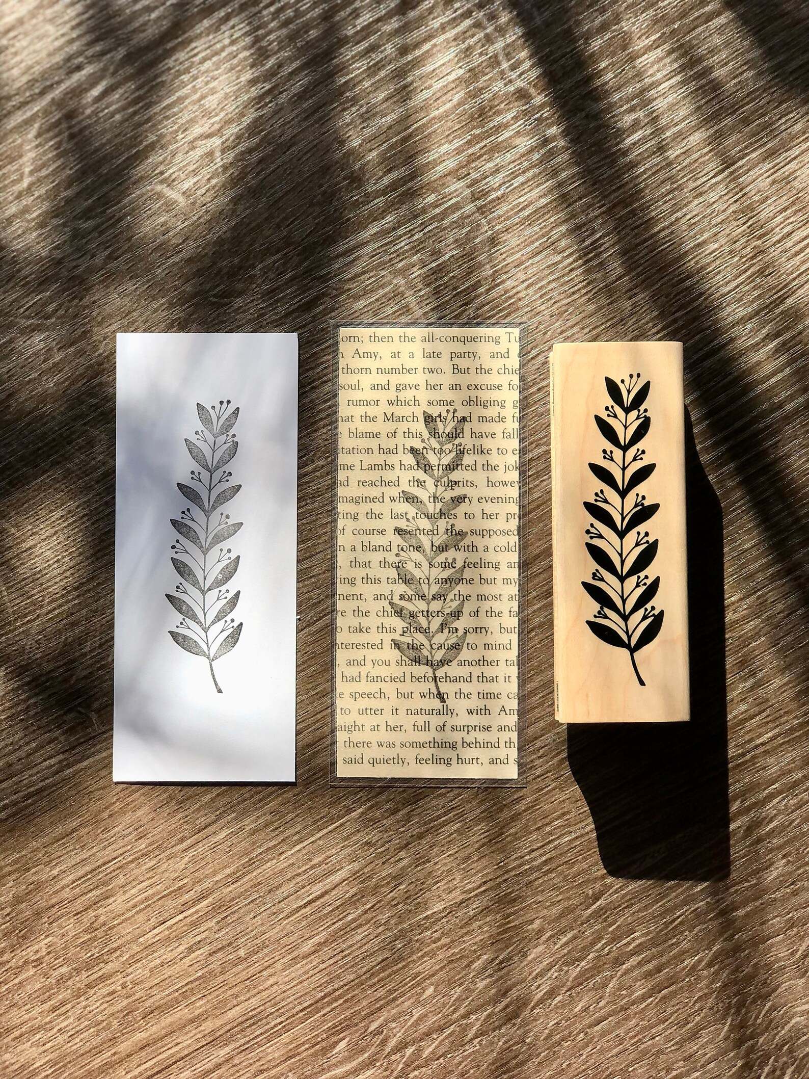 Stamped Bookmarks - Etsy