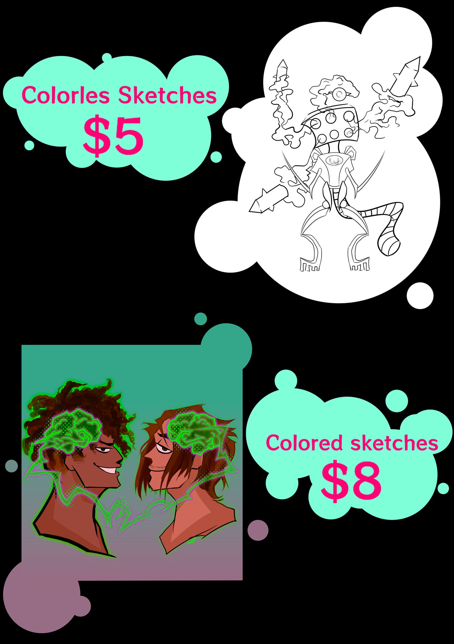 Digital Art Commissions - Etsy