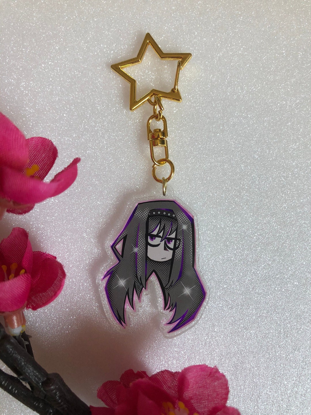 Homura Akemi Madoka Magica Acrylic Charm - Etsy