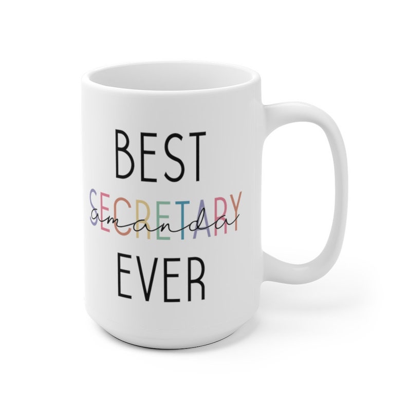 Personalized Secretary Mug, Administrative Professionals Day Gift ...