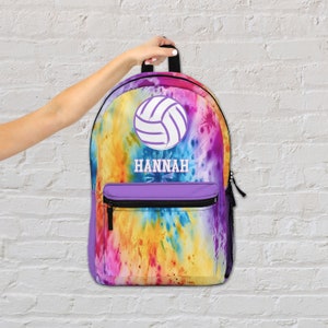 Volleyball Backpack Personalized, Volleyball Bag, Volleyball Gift for ...