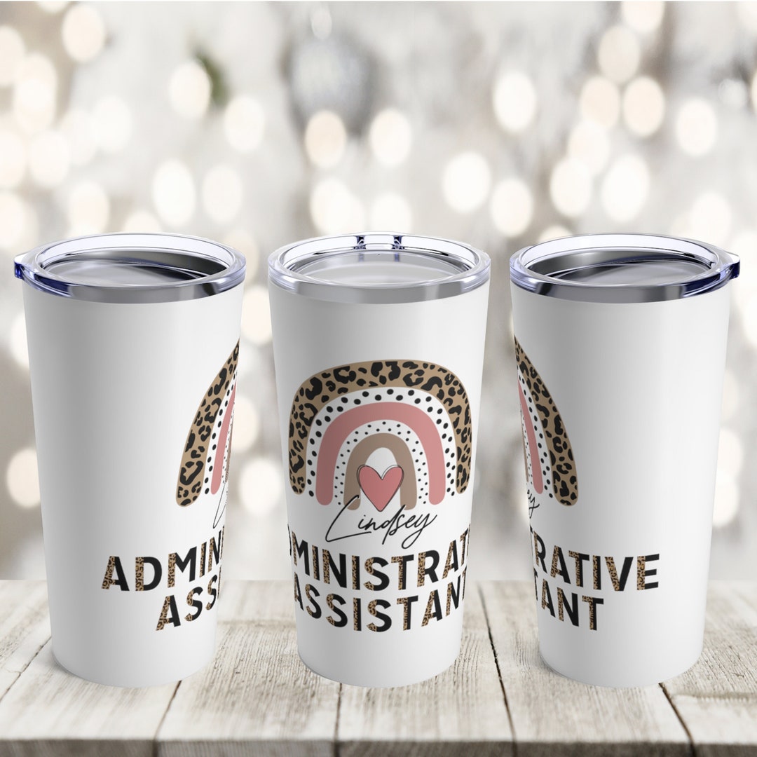 Administrative Professionals Day Gift, Personalized Tumbler, Secretary ...