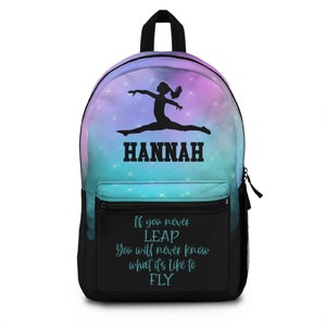 Gymnastics Backpack Personalized, Gymnastics Bag, Gymnastics Gift for ...