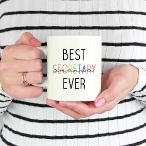 Personalized Secretary Mug, Administrative Professionals Day Gift ...