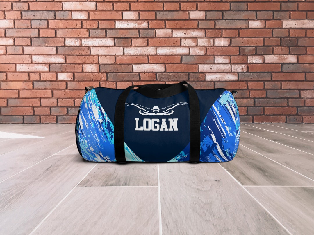 Swim Bag Personalized Swim Gifts Custom Duffle Bag Swimmer - Etsy