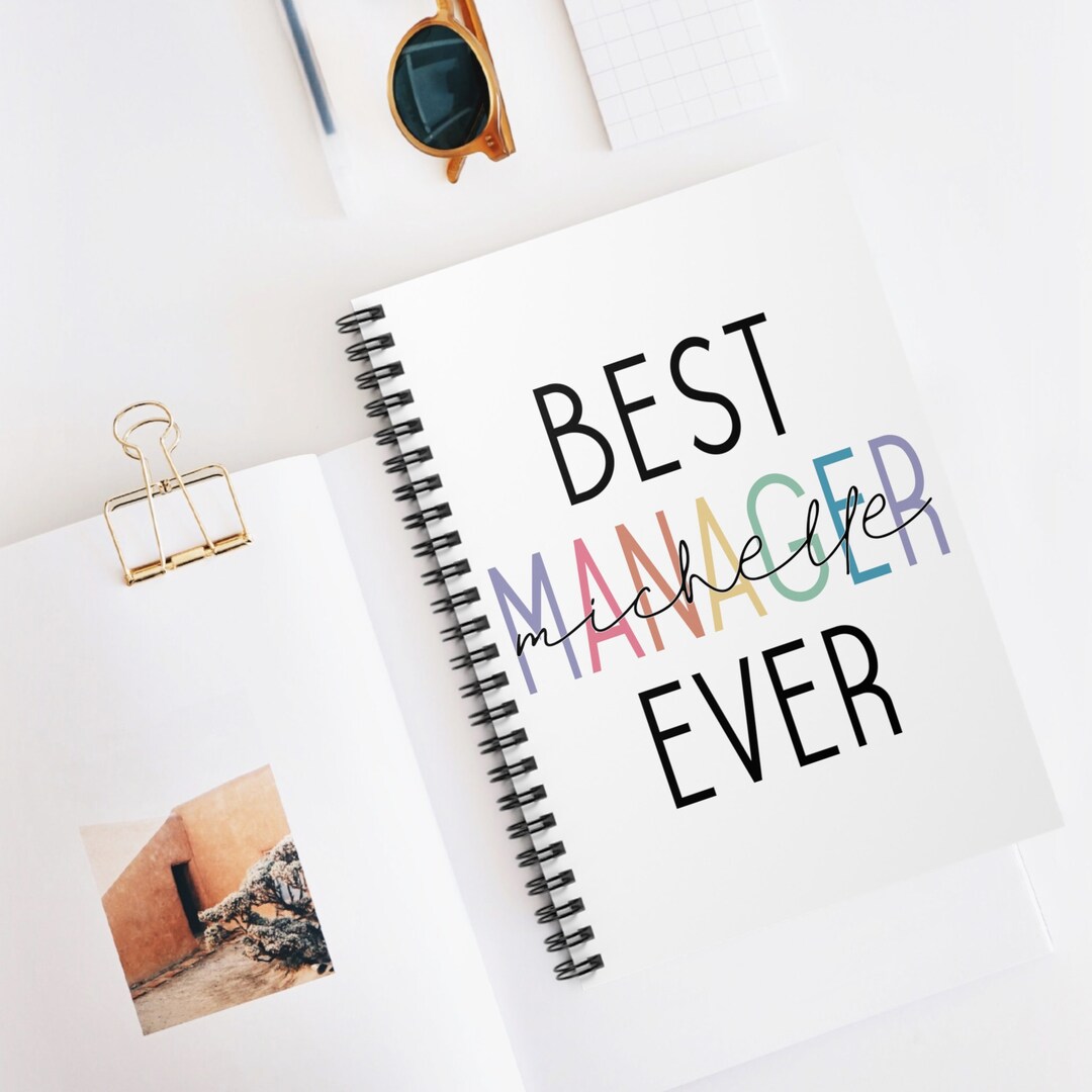 Best Manager Ever Notebook, Manager Gift for Women, Manager Thank You ...