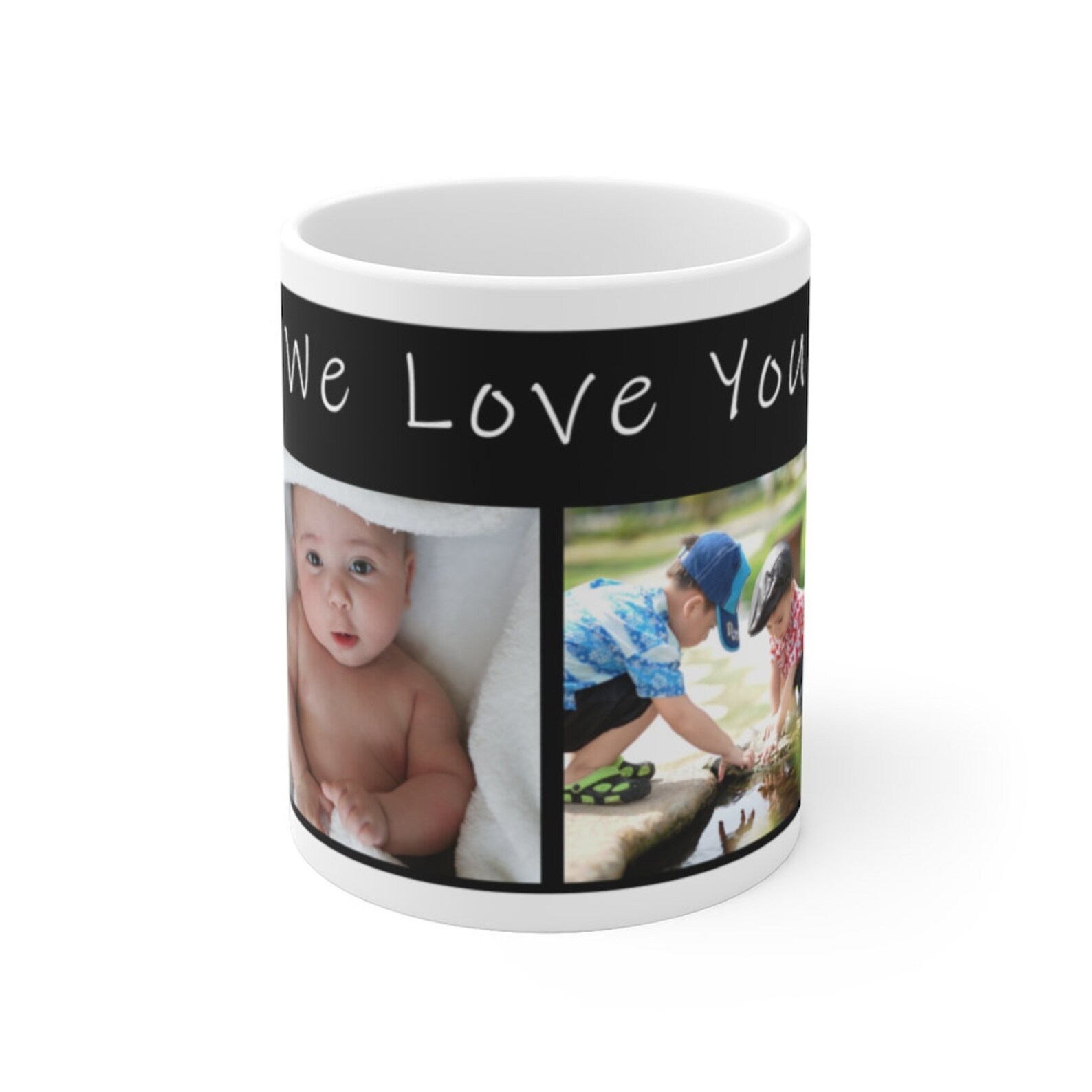 Personalized Six Photo Coffee Mug, Photo Mug, Picture Mug, Gift Mug ...