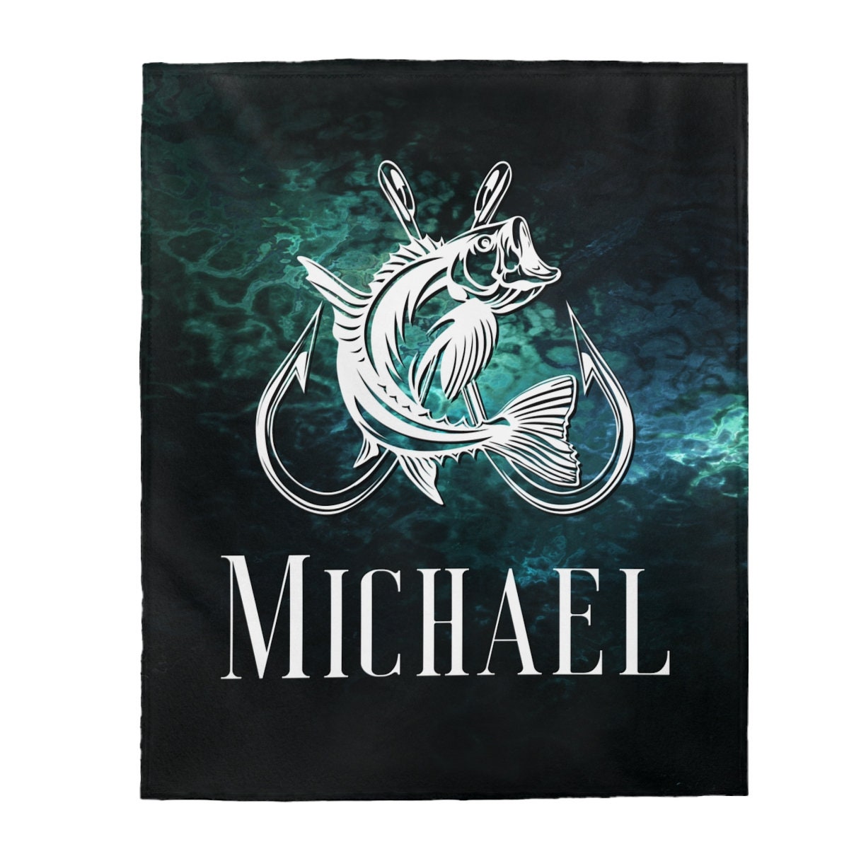 Fishing Blanket Personalized Fishing Gifts for Him Custom - Etsy