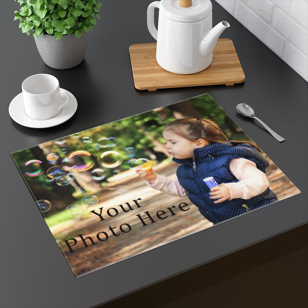 Custom Print, Your Photo Here Placemat, Personalized Placemat - Etsy