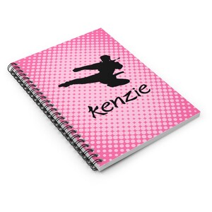 Karate Notebook, Personalized Notebook for Kids, Custom Notebook ...