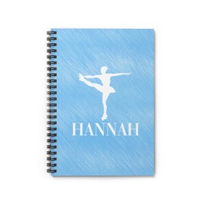 Figure Skating Notebook Personalized, Ice Skating Gifts for Girls ...