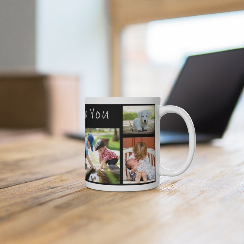 Personalized Six Photo Coffee Mug Photo Mug Picture Mug - Etsy