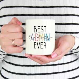 Admin Mug, Administrative Professionals Day Gift, Personalized Mug ...