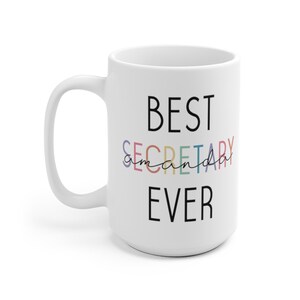 Personalized Secretary Mug, Administrative Professionals Day Gift ...