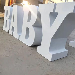 Custom Large Outdoor Letter Sign - Elegant Business Name - Durable ...