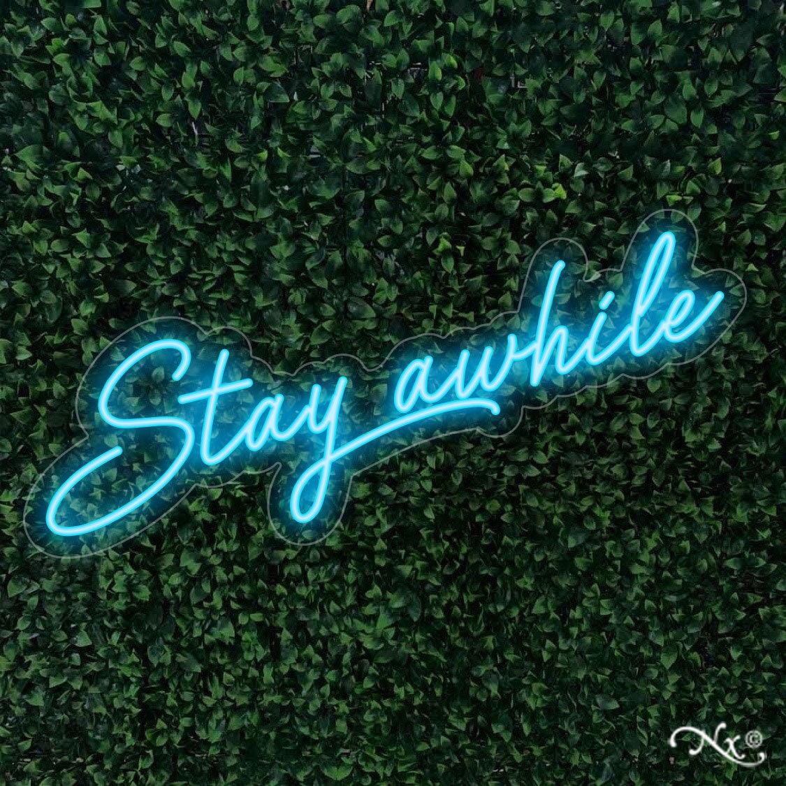 Stay Awhile 36x12in. Neon Sign Aesthetic Tiktok Room Handmade - Etsy