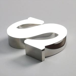 Front Lit White Acrylic Channel Letter Sign - Custom LED Illuminated ...