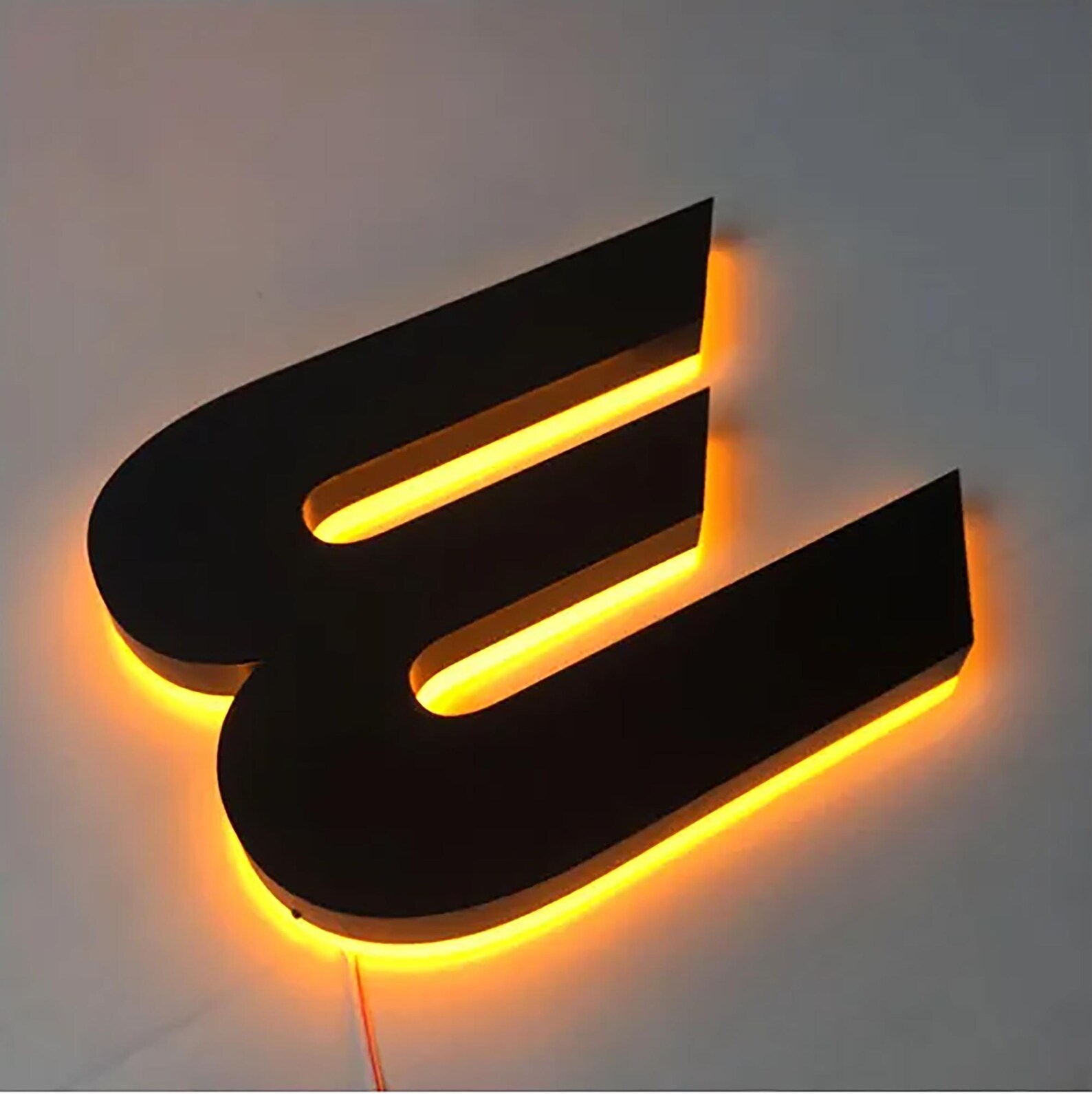 Backlit Channel Letter Sign - Custom Illuminated Business Logo - Eye ...